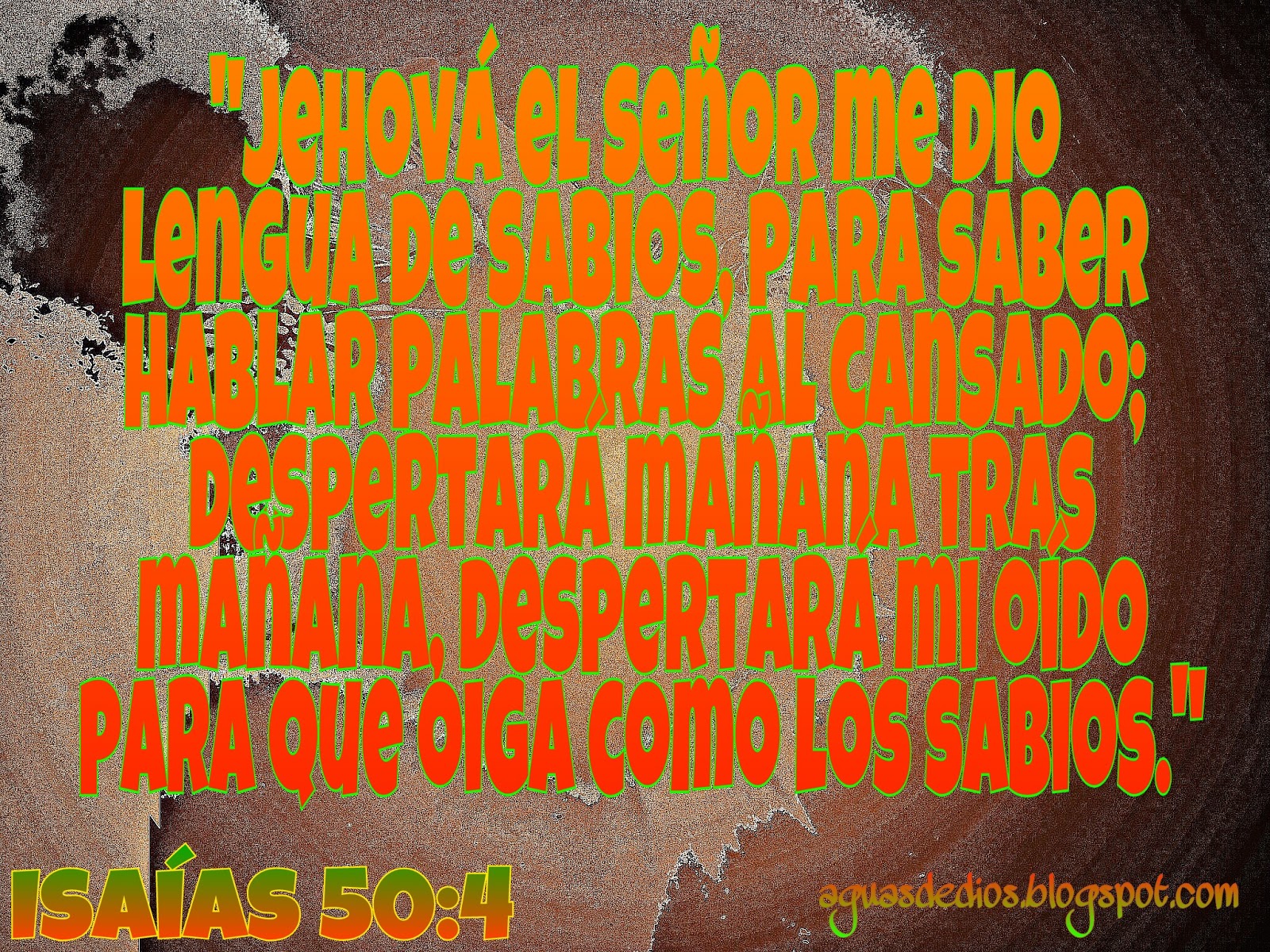 Compartamos La Palabra De Elohim Jehová El Señor Me Dio Lengua De