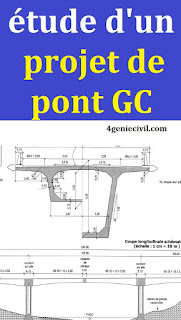 étude d'un projet de pont génie civil | Cours génie civil - Outils, livres, exercices et vidéos