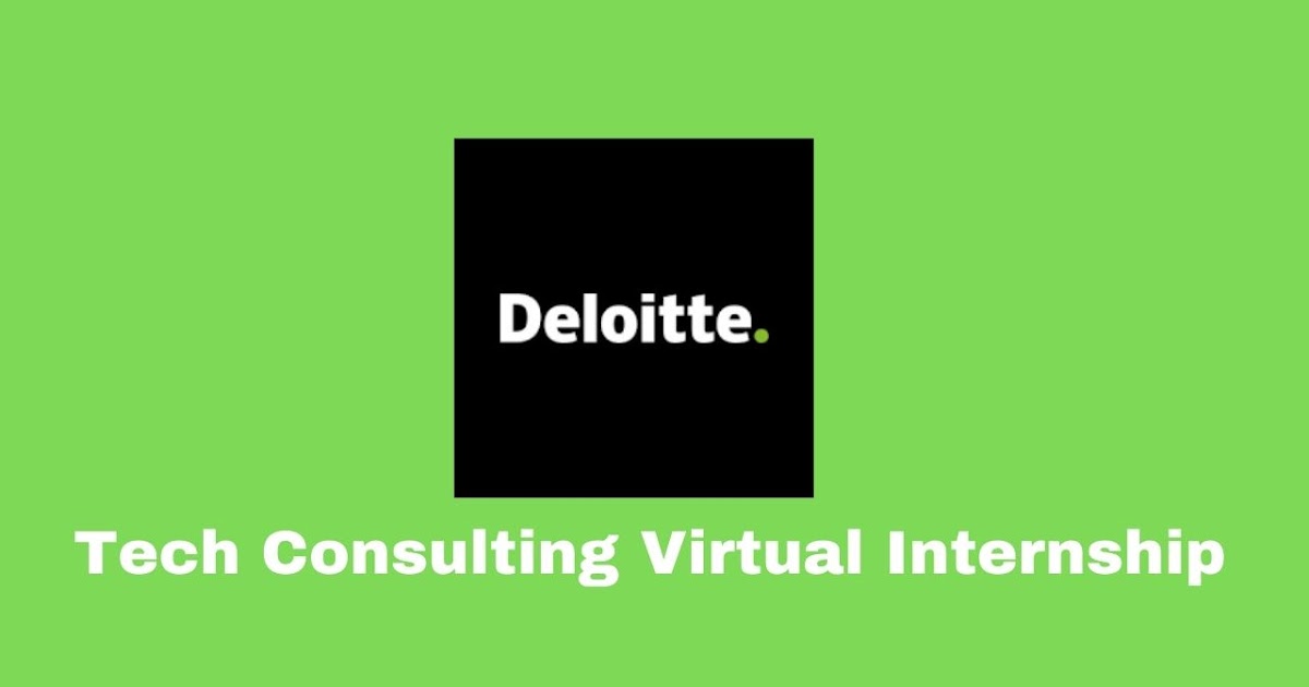 Deloitte virtual internship for college students and freshers best ...