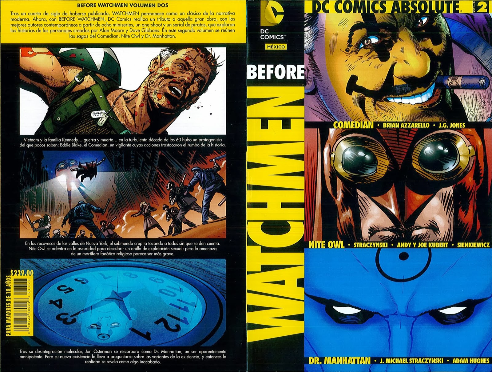 MARVELEANDO CON LOS HUEVONAZOS: DC Comics Absolute Before Watchmen Vol. 2