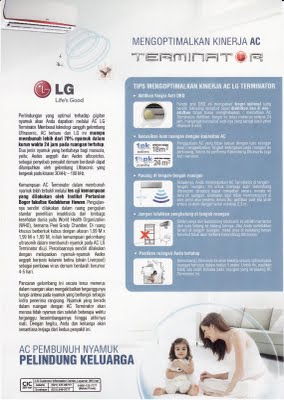HARGA AC SPLIT LG
