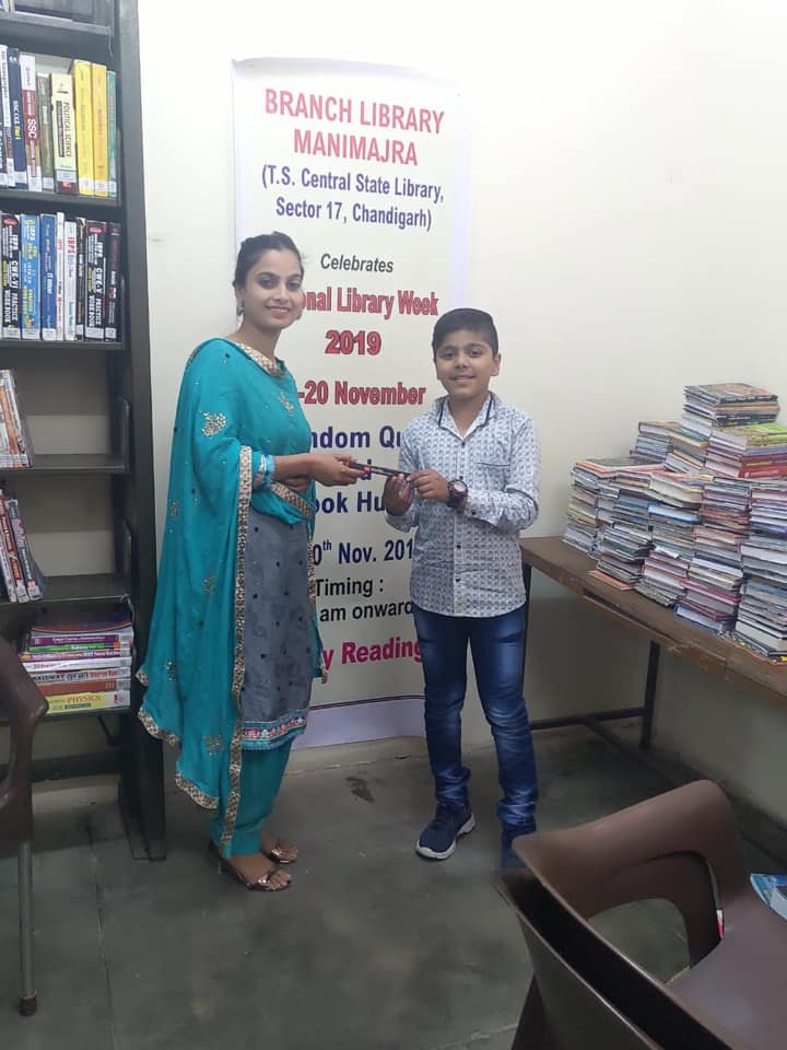 Celebration of National Library Week in Our Branch Library, Manimajra ...