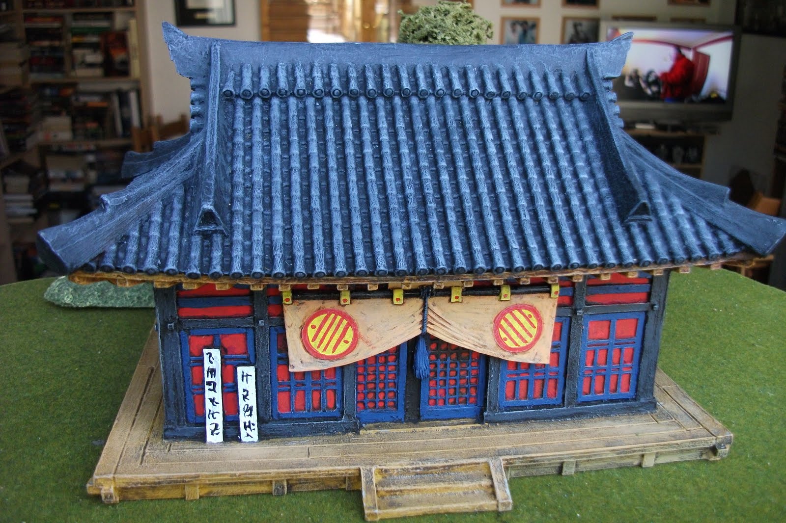 The Angry Lurker: 28mm Samurai Painted Japanese Temple.