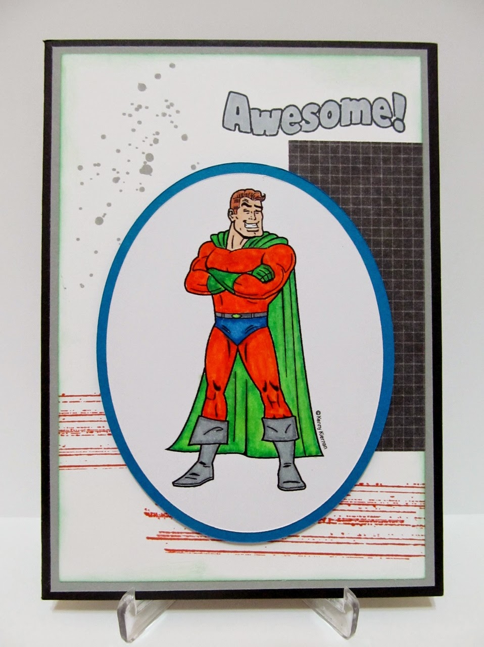 Savvy Handmade Cards: Awesome! Super Hero Card