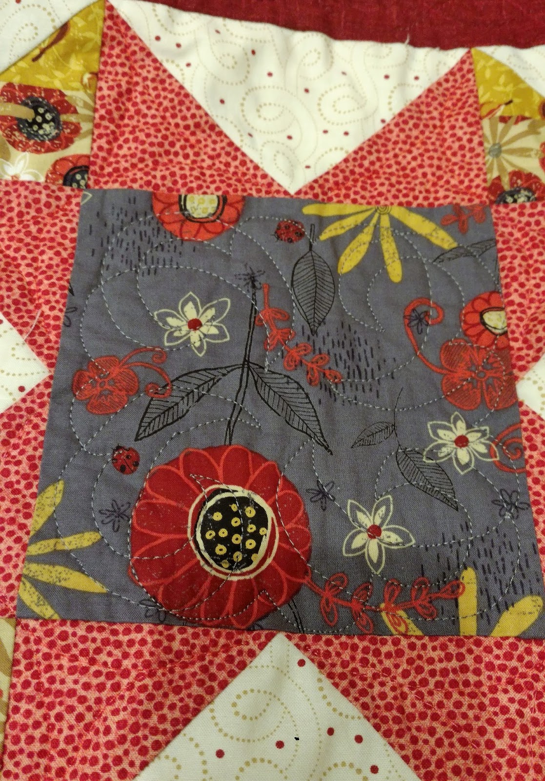 Ginger Hut Quilts: Lady Bugs, My Beginning Quilt