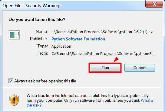 PYTHON INSTALLATION - RAMESH'S BLOG