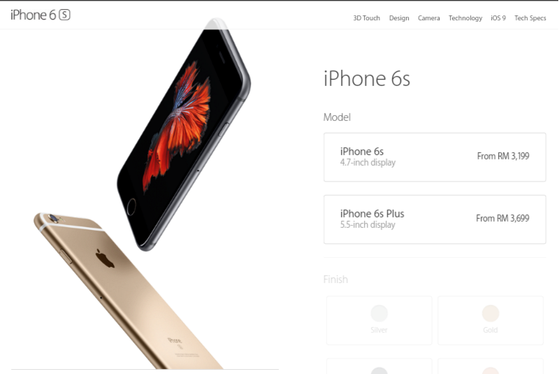 RujukNota: Apple Malaysia Mengumumkan Harga Rasmi iPhone 6s di Malaysia ...