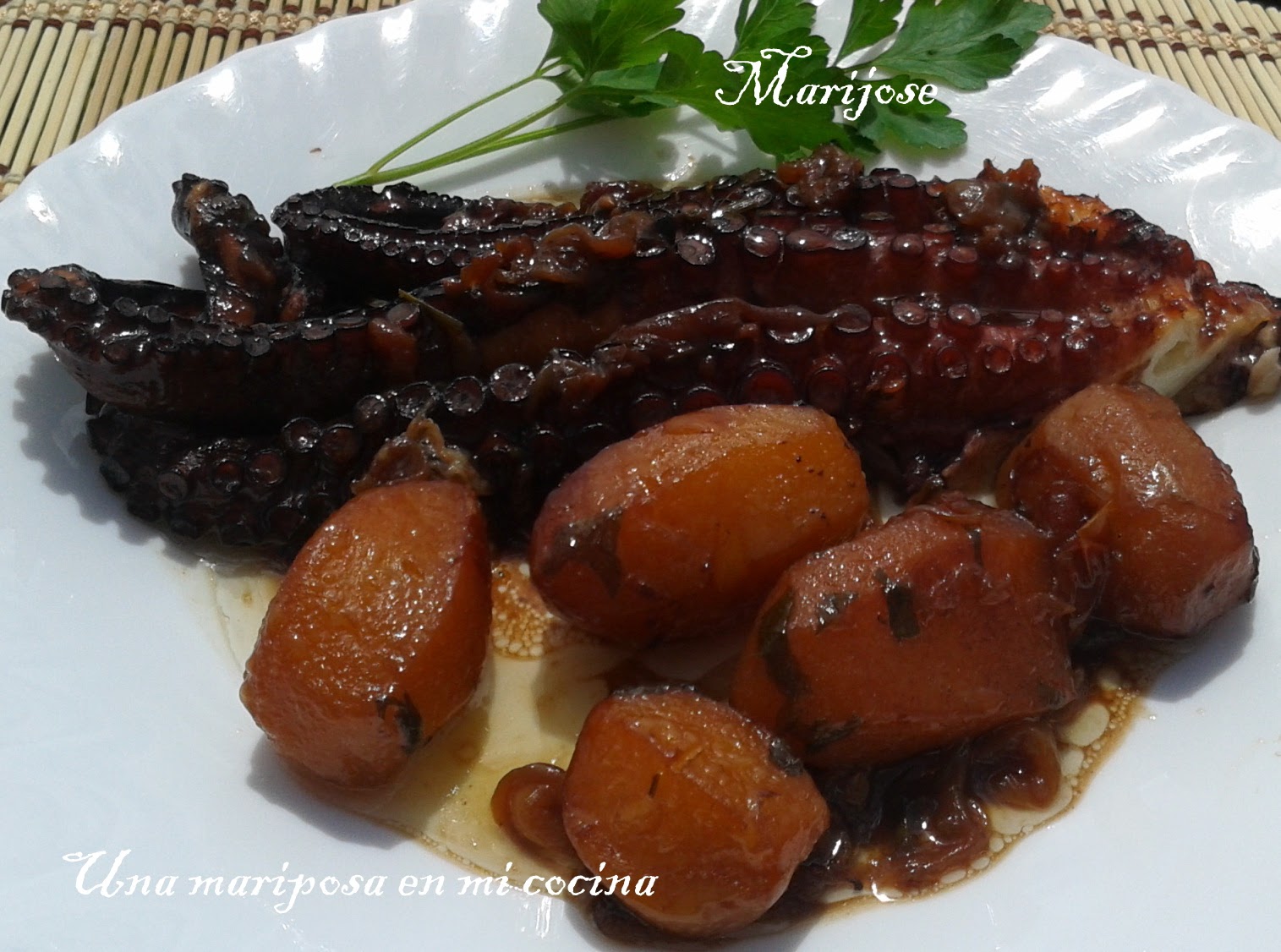 Una mariposa en mi cocina: Pulpo asado al horno