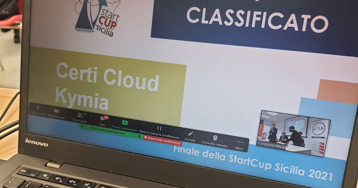 Le startup Kymia e CertiCloud si sono aggiudicate ex aequo l’edizione 2021 di StartCup Sicilia