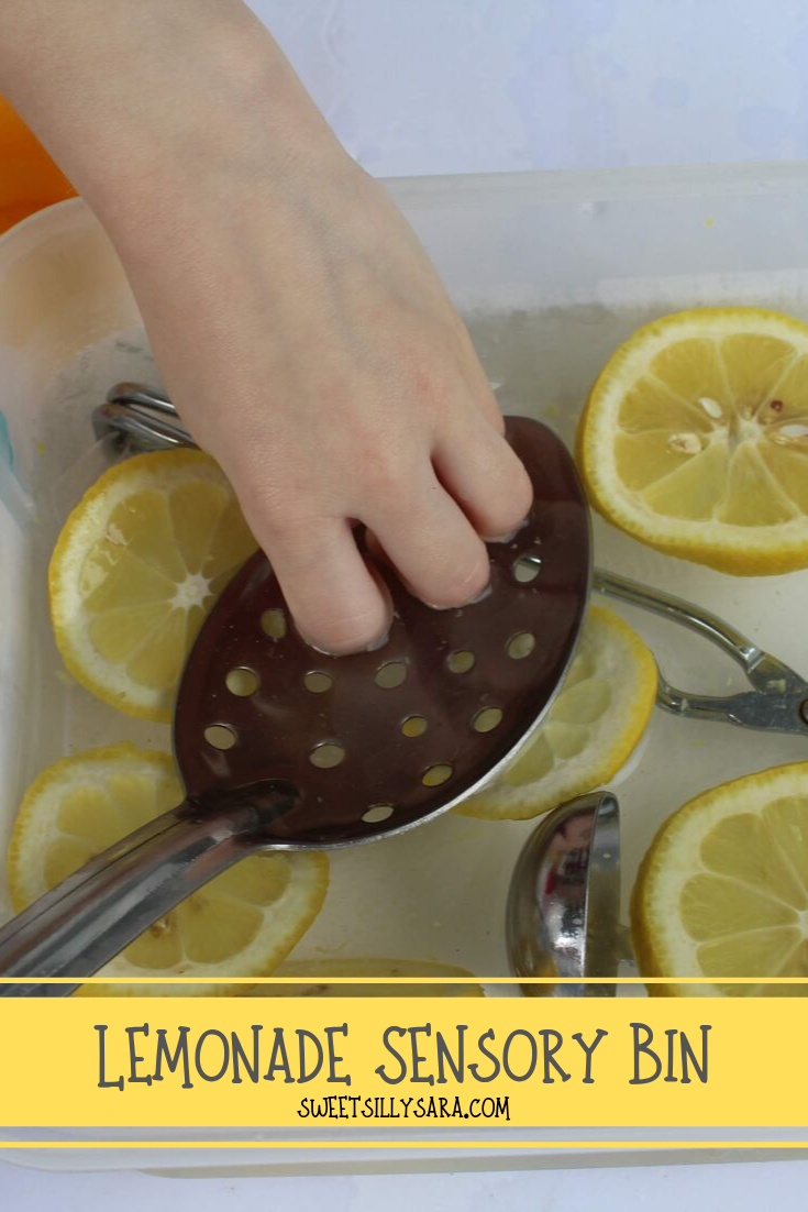 Sweet Silly Sara: Lemonade Sensory Bin