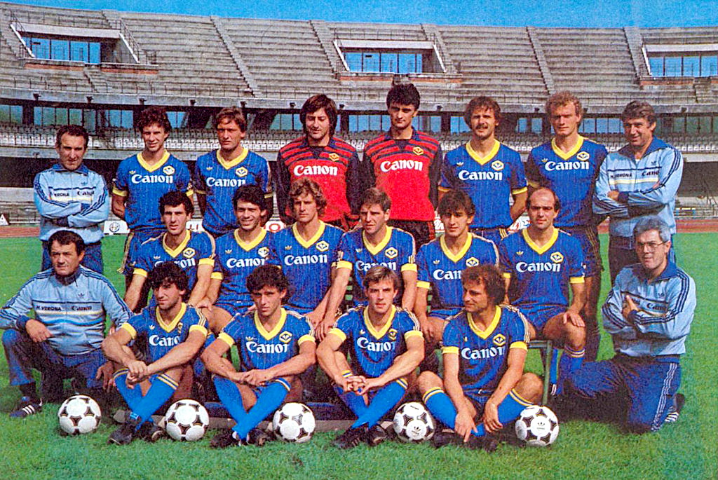 HELLAS VERONA Campeón de la Liga de Italia 1984-85