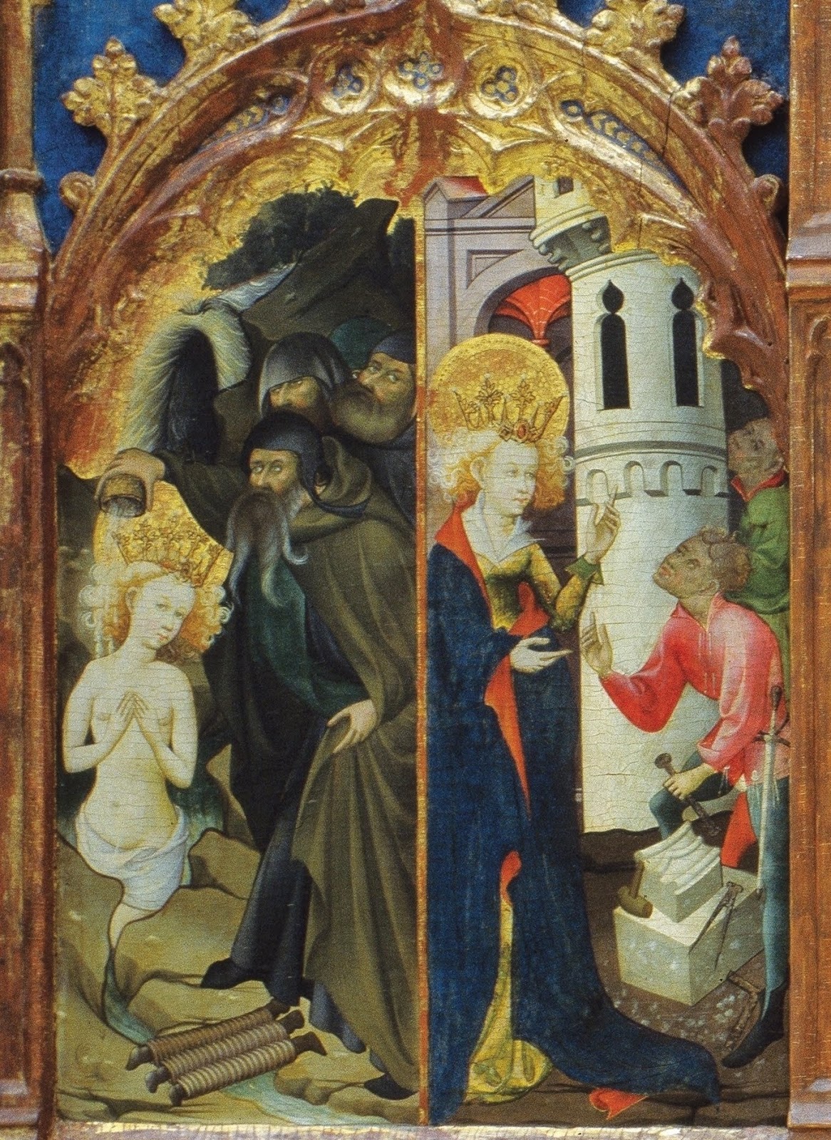 New Liturgical Movement: An Altarpiece of St Barbara