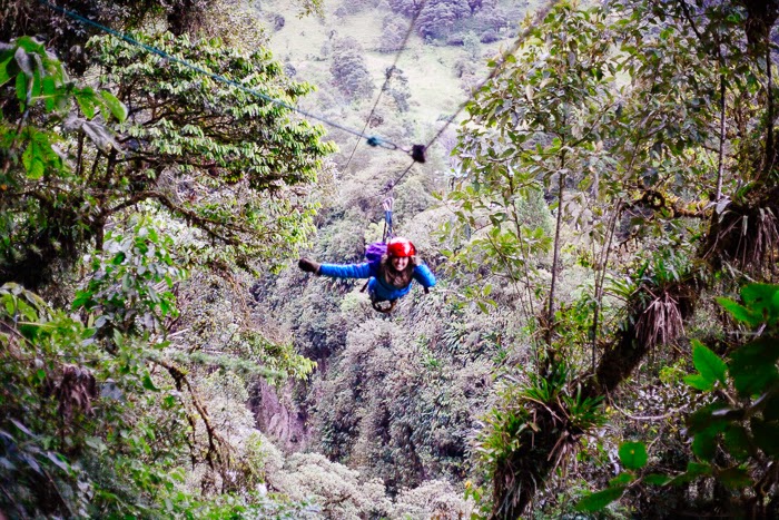Hope Engaged: Zip Lining // Banos, Ecuador