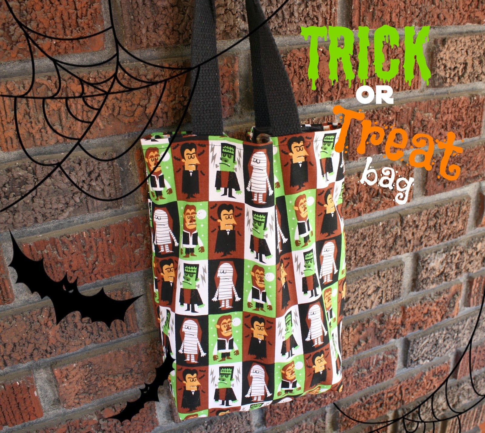 Craft E Magee: Trick or Treat Bag tutorial