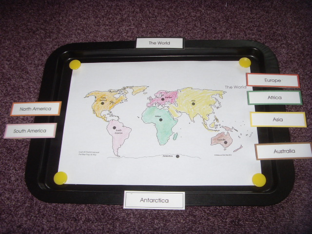 Our English Homeschool: Geography Lesson: The Continents