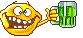 50+ Best Animated Smileys with Alcohol | Smiley Symbol