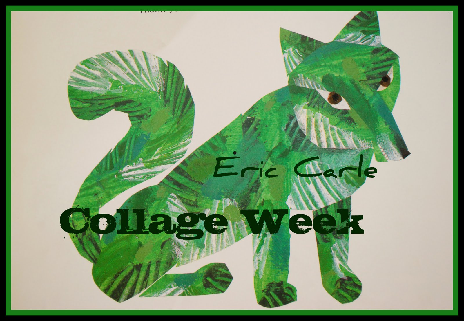 Art With Aubrey: Eric Carle Collage
