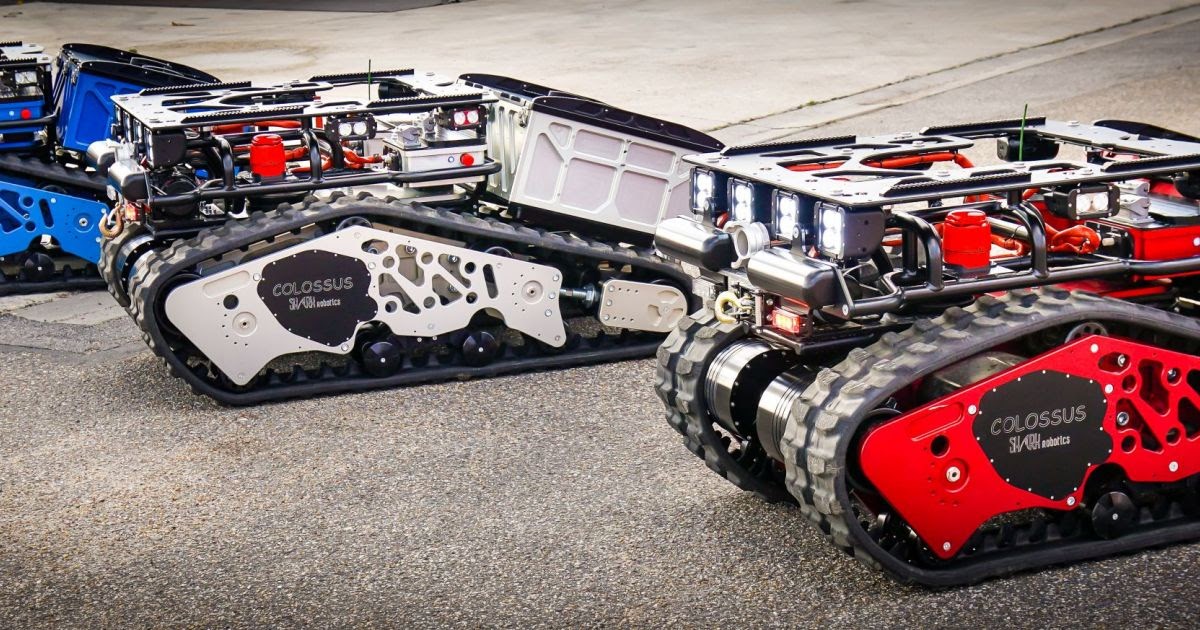 Pax Aquitania: Shark Robotics livre 3 nouveaux Colossus aux Pompiers de ...