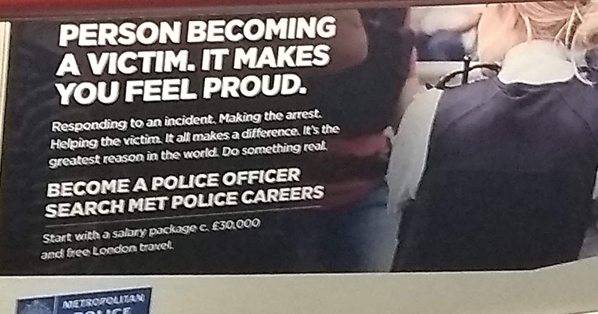 Mark Wadsworth: I misread this Met Police advert on the Tube