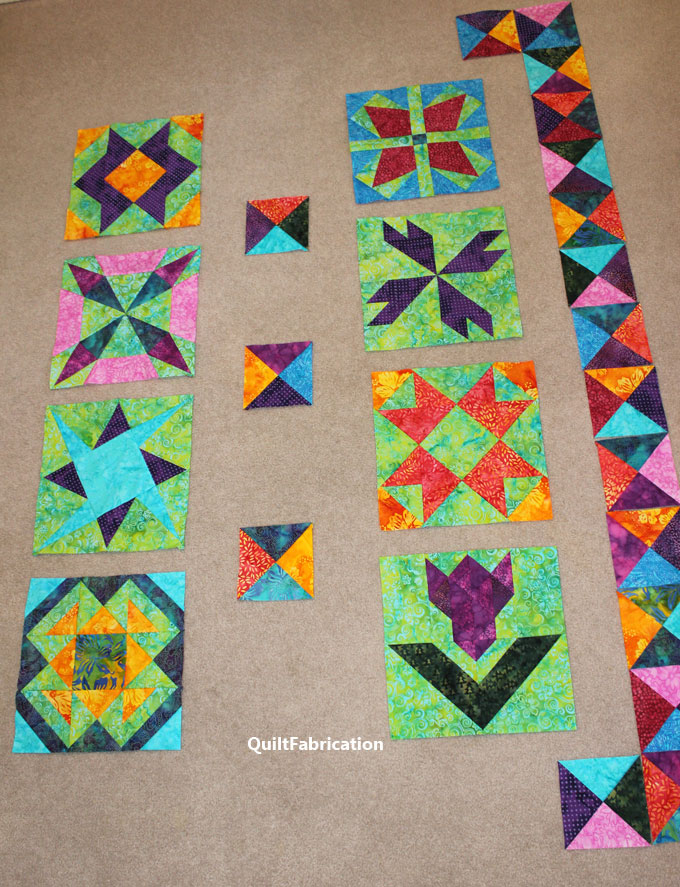 Quarter Squares Triangles and Crafters Edge