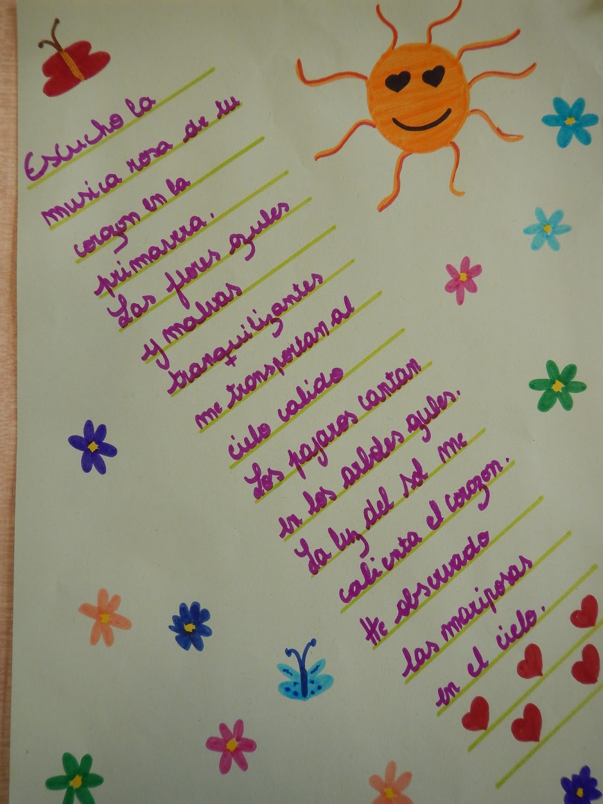 De amor y pedagogía: Poemas Primavera
