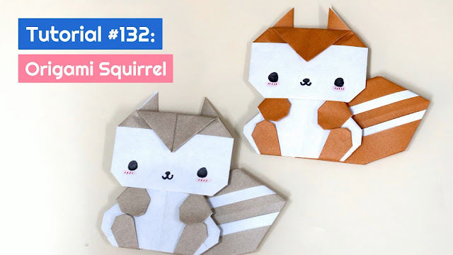 Tutorial #132: Origami Squirrel | The Idea King