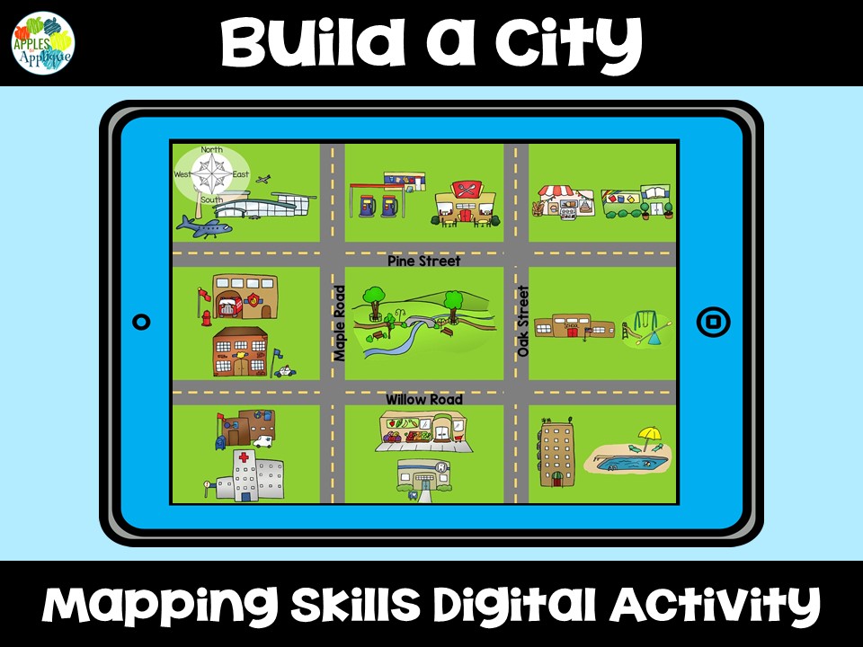 Apples to Applique: Build a City: Mapping Skills Activity
