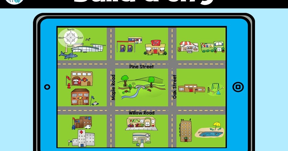 Apples to Applique: Build a City: Mapping Skills Activity