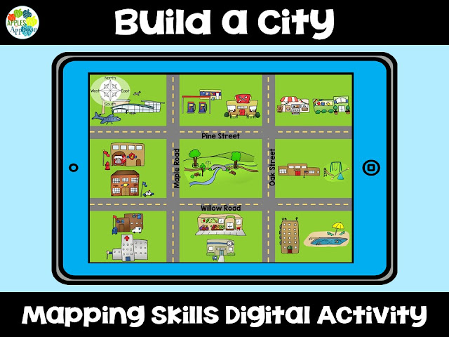 Apples to Applique: Build a City: Mapping Skills Activity