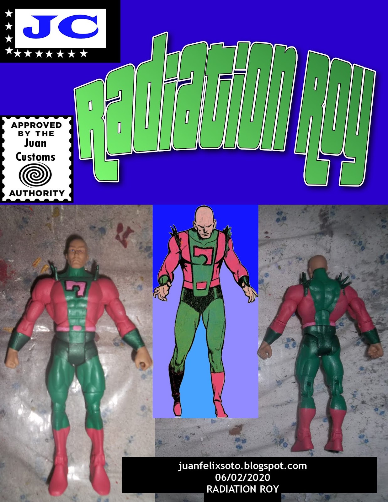 Juan Toys and Customs: RADIATION ROY up for auction at E-Bay Item ID ...