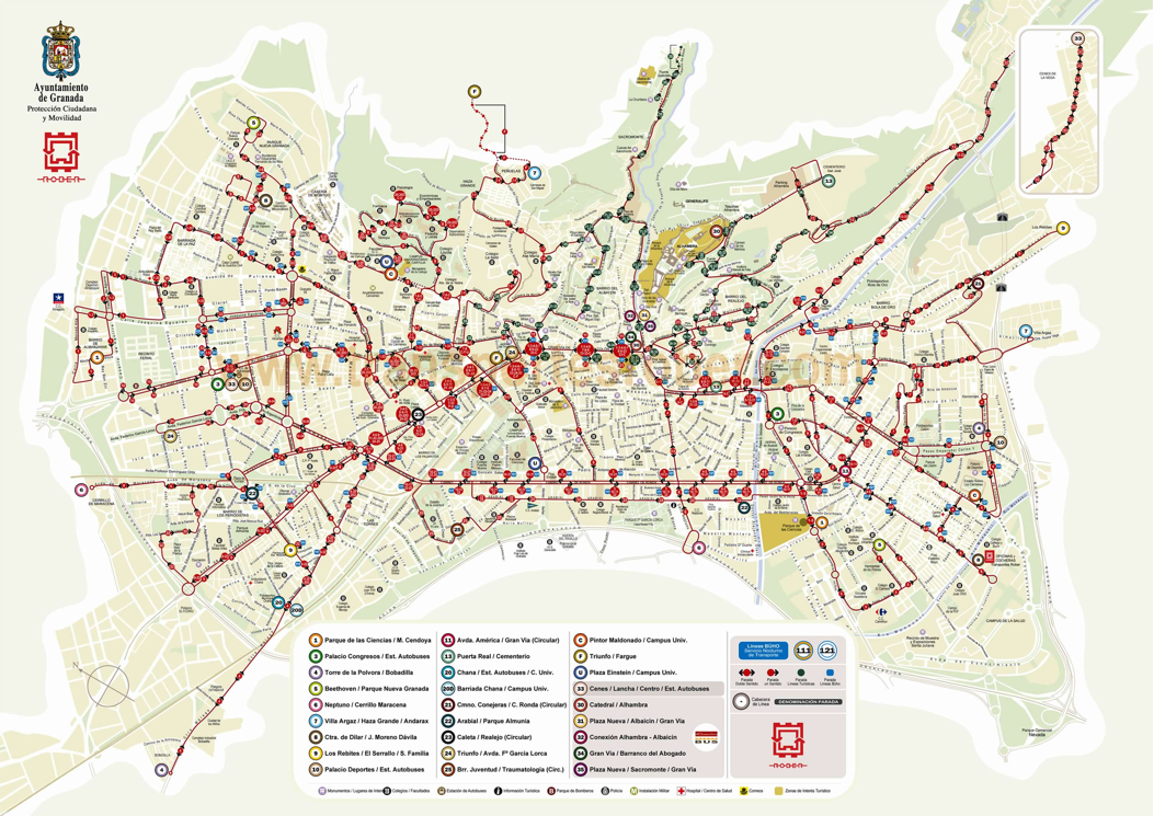 Caminar BCN 2011-12 Tardor: Granada_Movilidad