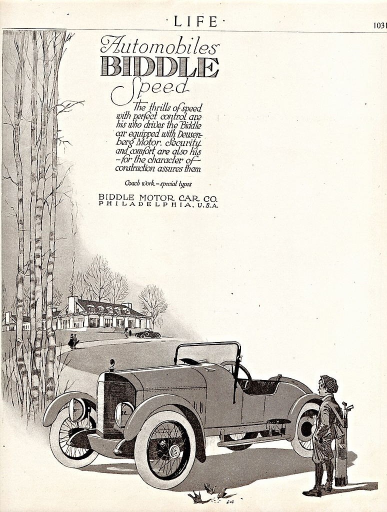 American Auto Emblems: BIDDLE