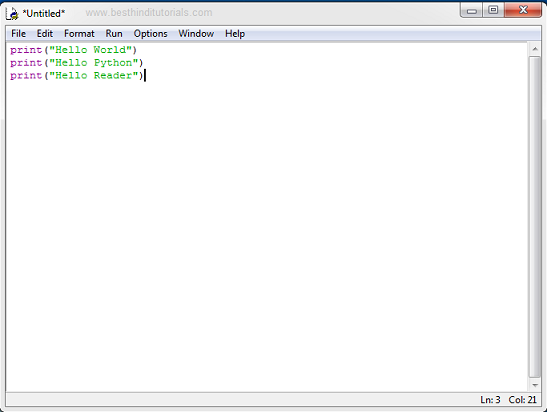 Python in Hindi - first python program