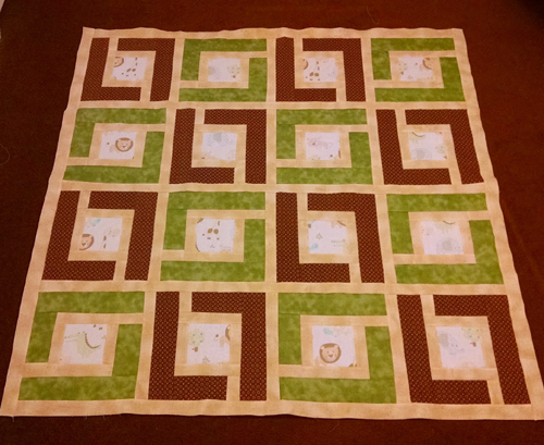 Quilt Today: Jungle Path Baby Quilt - Tutorial
