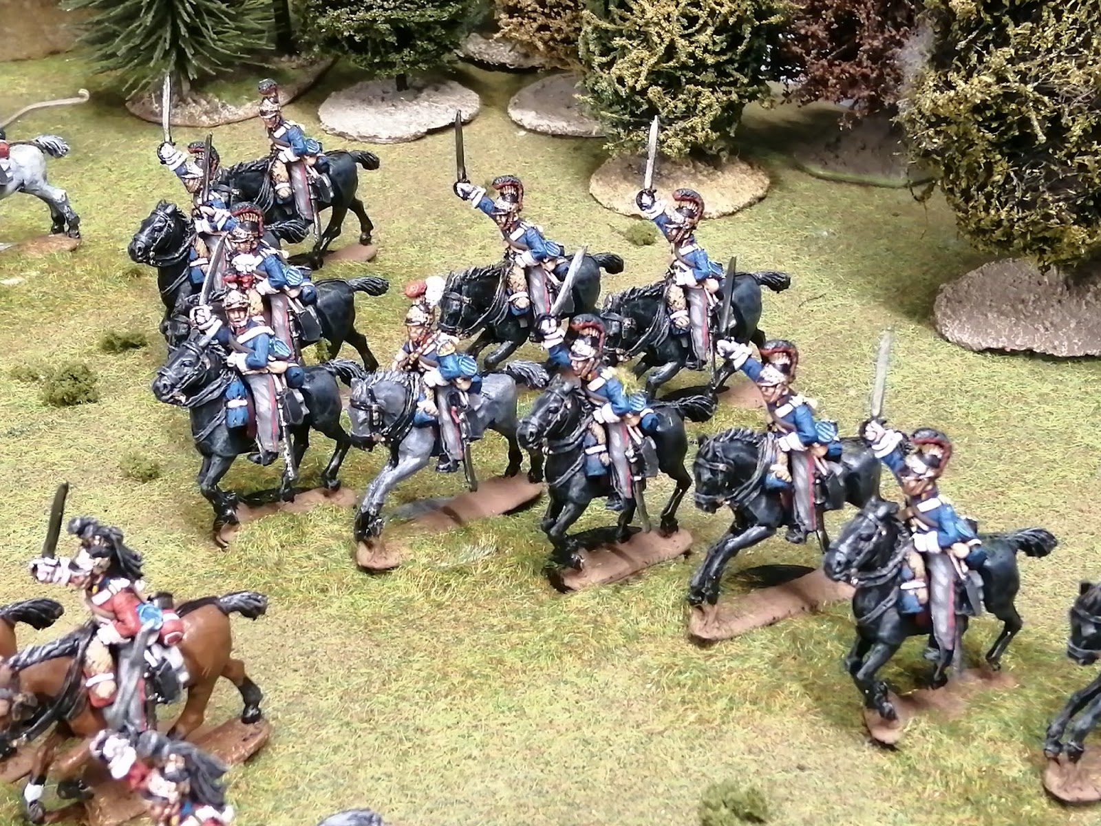 Metal Mercenaries: 28mm Napoleonic Cavalry & French Square for 1815