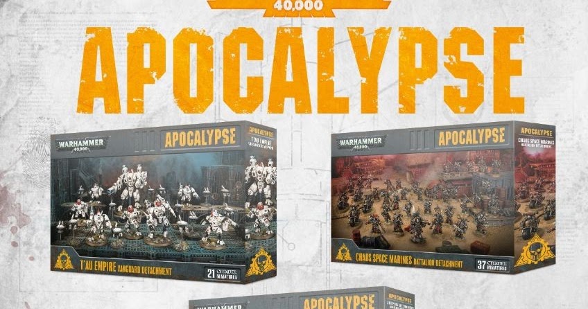 Wargame News and Terrain: Element Games: Warhammer 40K Apocalypse Rules ...