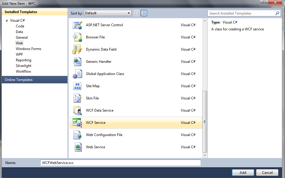 Create Wcf Service Step By Step ~ Programming Share