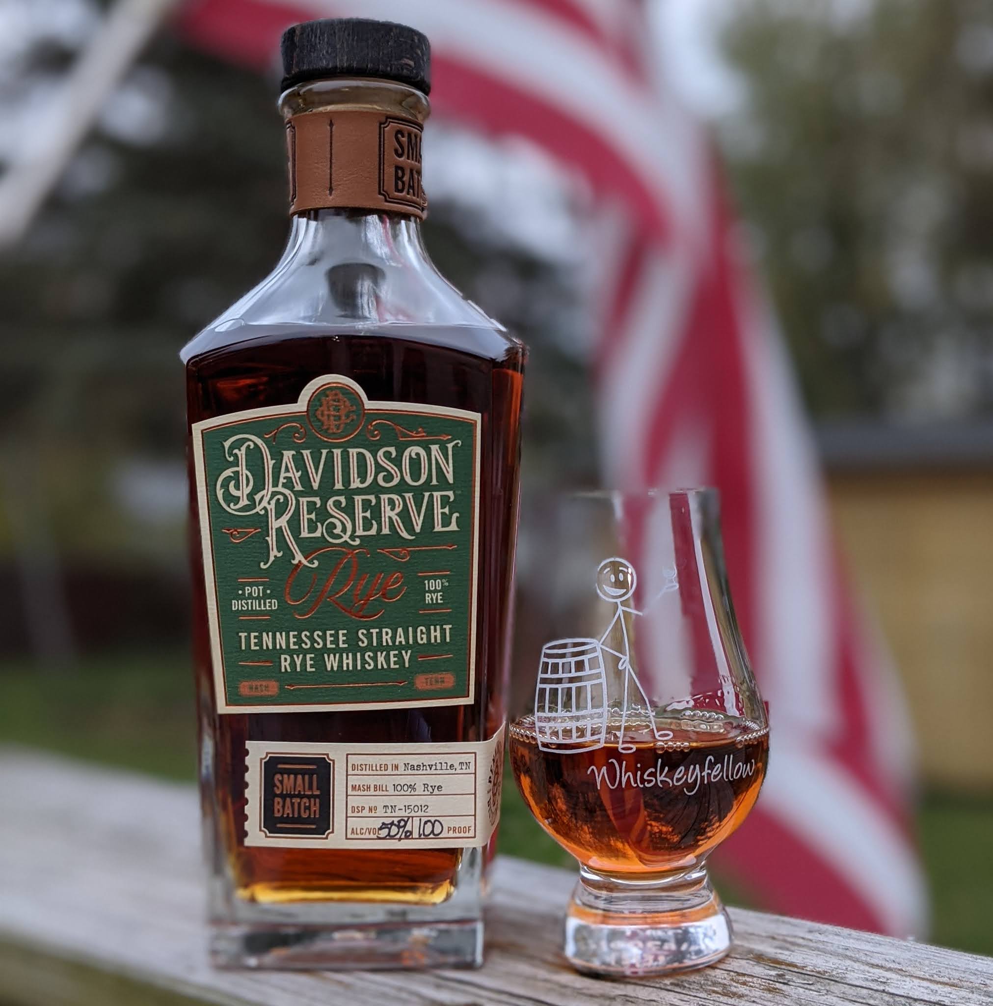 Davidson Reserve Tennessee Straight Rye Review & Tasting Notes