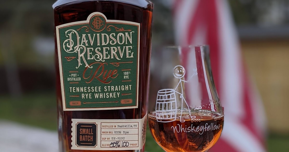 Davidson Reserve Tennessee Straight Rye Review & Tasting Notes