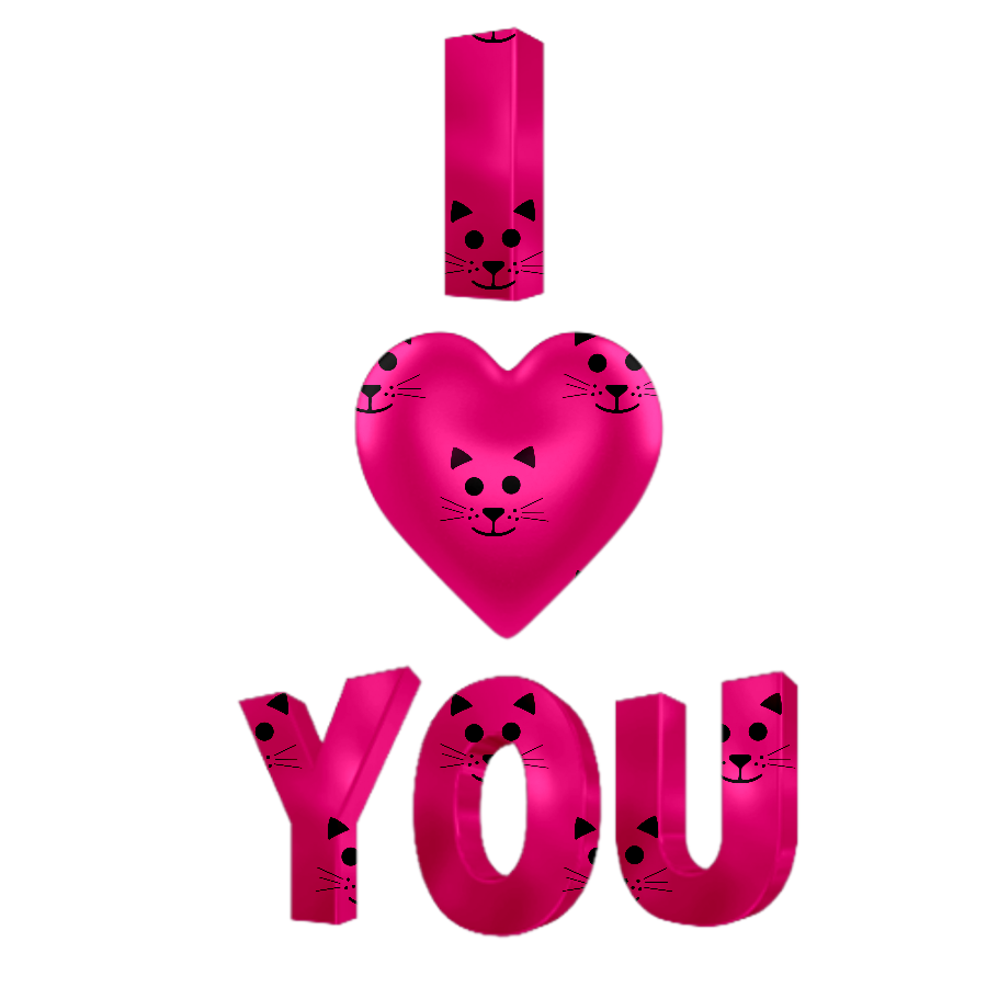 M. Michielin Alphabets: PINK CAT PUPPY ALPHABET, ICONS AND NUMBERS PNG