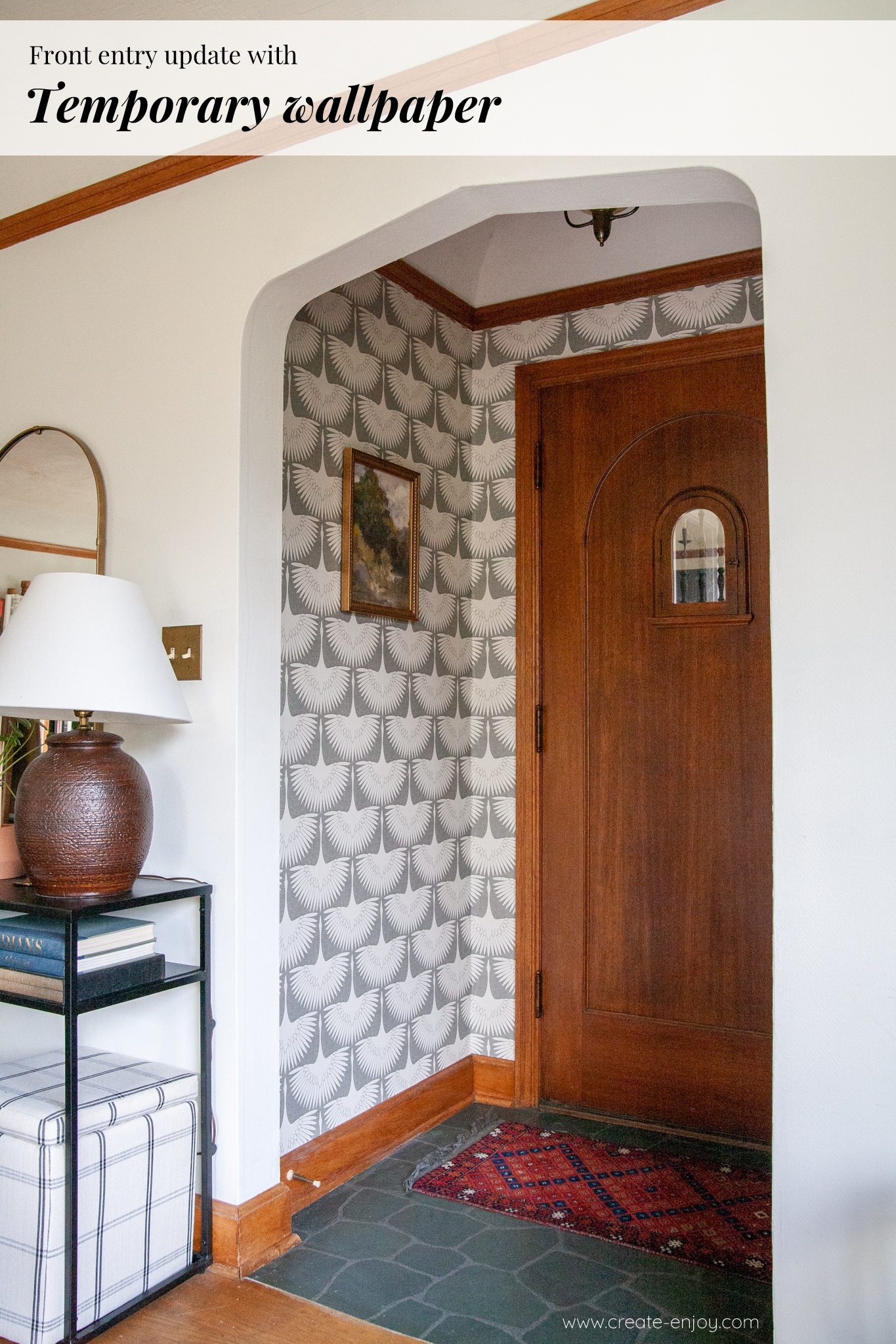 Front entry update: wallpaper!!! / Create / Enjoy