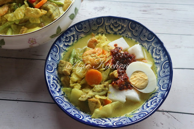 A Keeper Recipe Lontong dan Kuah lodeh - Azie Kitchen