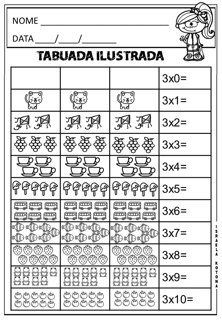 Tabuada ilustrada
