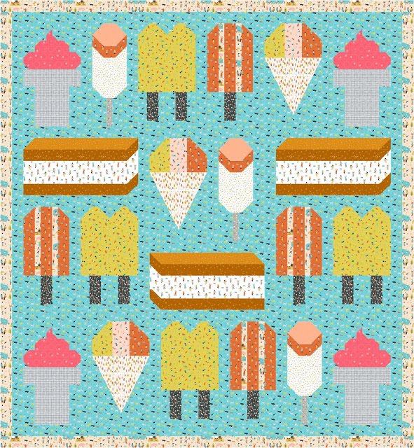 Quilting Mod : Perfect Treats Quilt Along: Push Pop Block