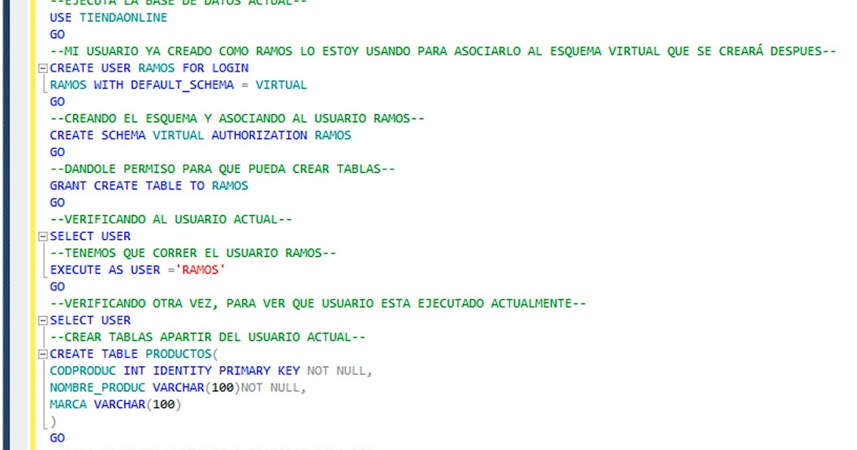 NOVATIC: como crear esquema en sql server 2012