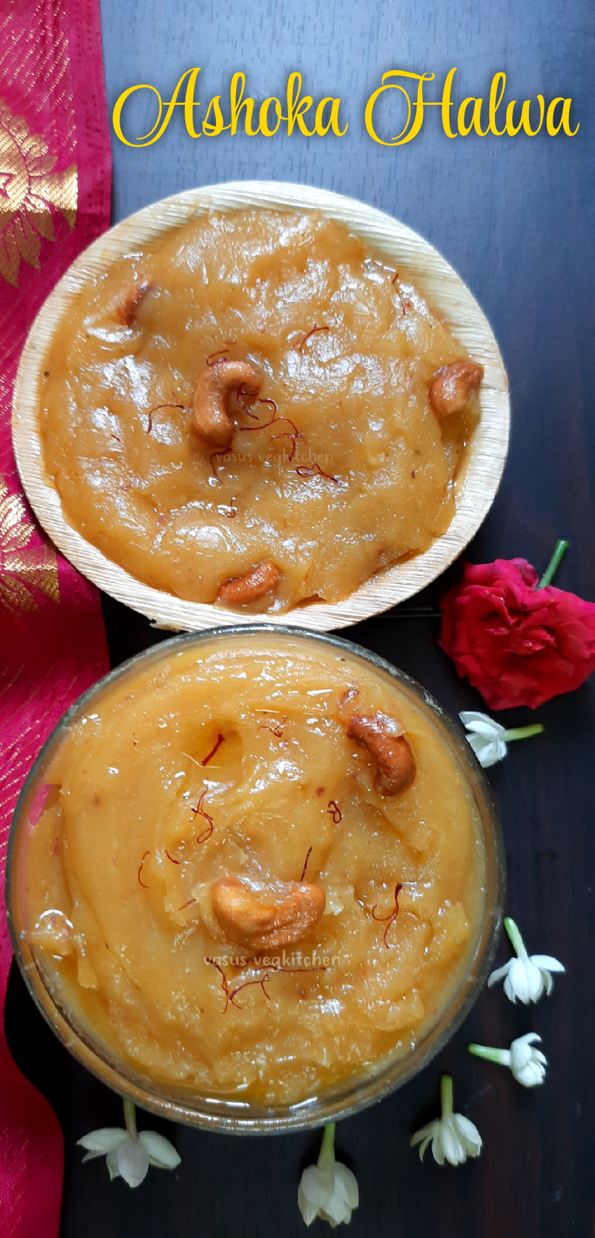 Ashoka Halwa || Thiruvaiyaru style Ashoka Halwa || Pasi paruppu halwa ...