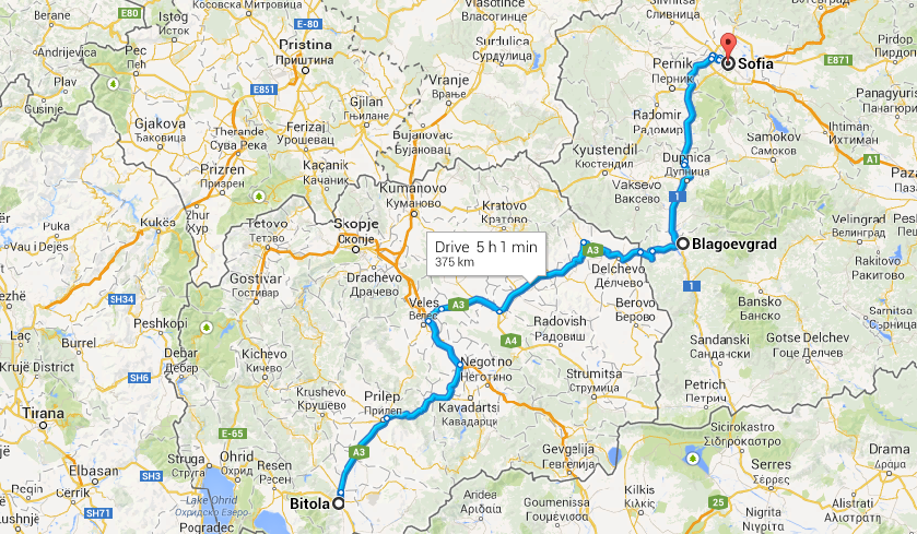 The Balkan Diary: Bulgarian Highways and English Sky-ways