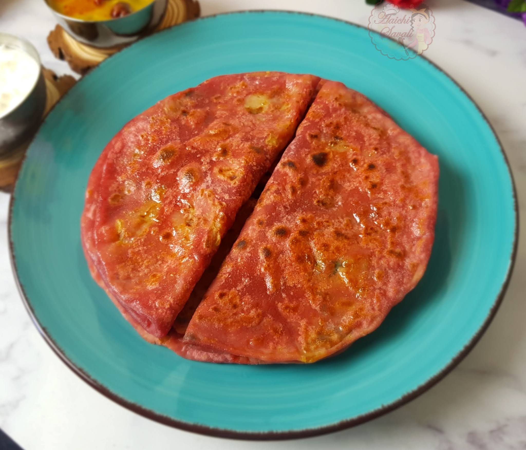 Beetroot Aloo Paratha |Healthy Breakfast Recipe|Instant Pot Beetroot ...