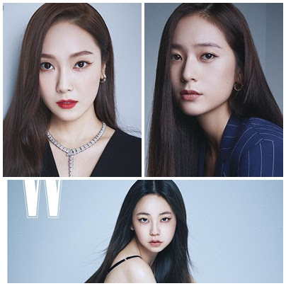 Jessica, Krystal, and Sohee for W Korea - Wonderful Generation