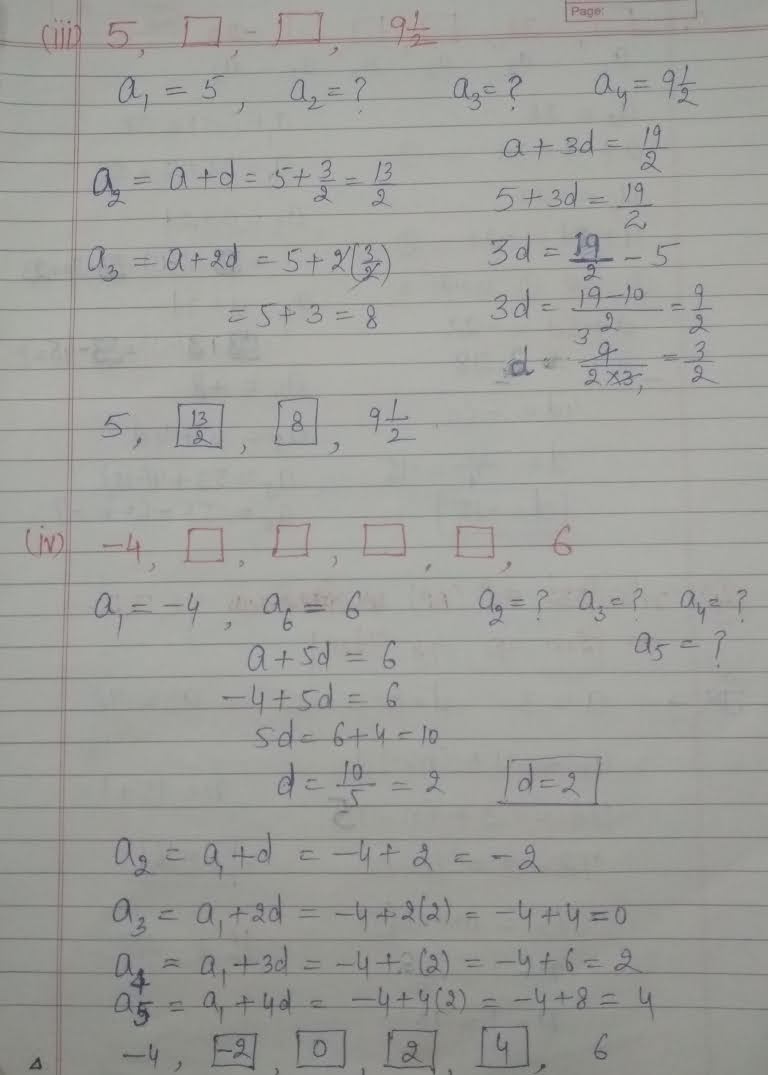 5- Arithmetic Progressions - Class 10